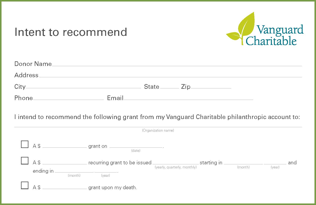 nonprofit-organizations | Vanguard Charitable